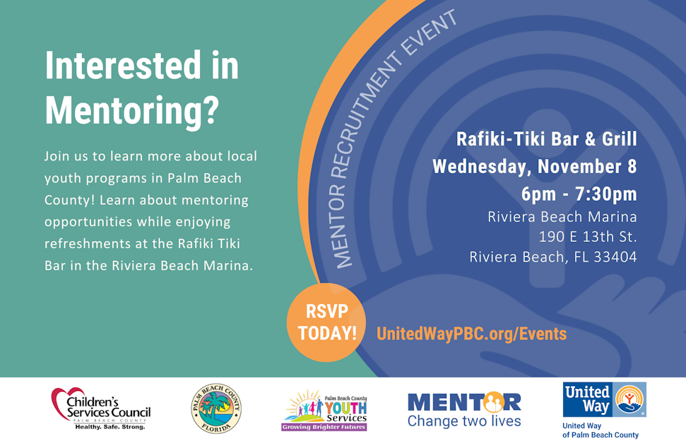 Event - Mentor Recruitment Event - United Way of Palm Beach County